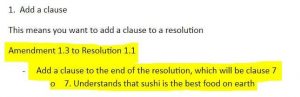 MUN Amendments Guide - WiseMee